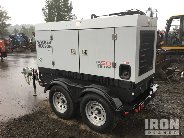 2021 (unverified) Wacker Neuson G50 38 kW Mobile Generator Set in ...