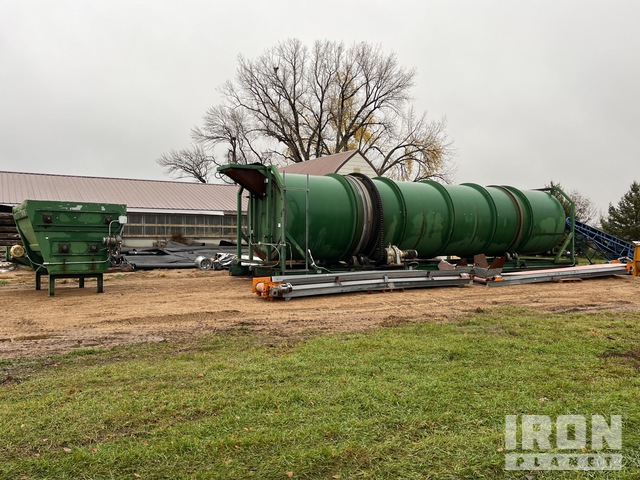 2012 Daritech DTE-8-40 Electric Enviro-Drum In- Vessel Composter in ...