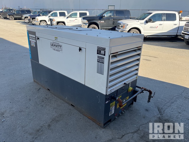 2021 Atlas Copco XAS 185 KDU FT4 185 cfm Skid-Mounted Air Compressor in ...