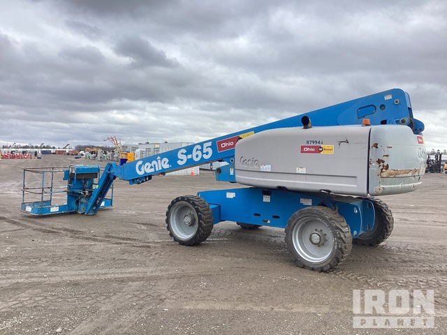 2013 Genie S65 4WD Diesel Telescopic Boom Lift in South Vienna, Ohio ...