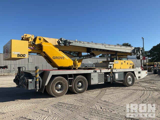2003 Grove TMS500E 40 ton 6x4 Hydraulic Truck Crane in Orlando, Florida ...