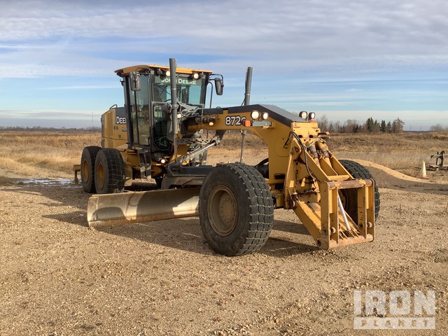 2010 John Deere 872G AWD Motor Grader (Inoperable) in Newbrook, Alberta ...