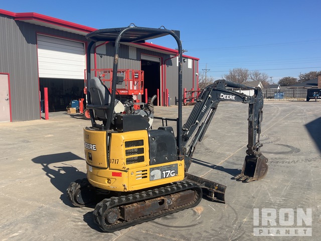2017 John Deere 17G Mini Excavator in Herford, Texas, United States ...