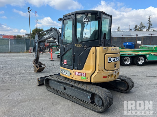 2016 John Deere 50G Mini Excavator in LOS ANGELES, California, United ...