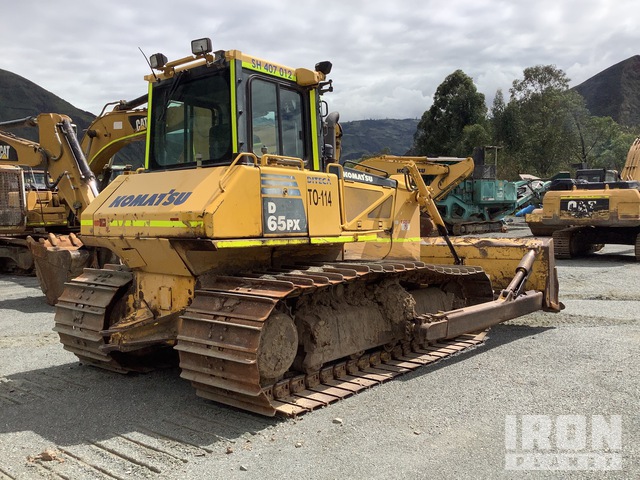Komatsu D65PX-16 Crawler Dozer in Via Pasto Ipiales, Narino, Colombia ...