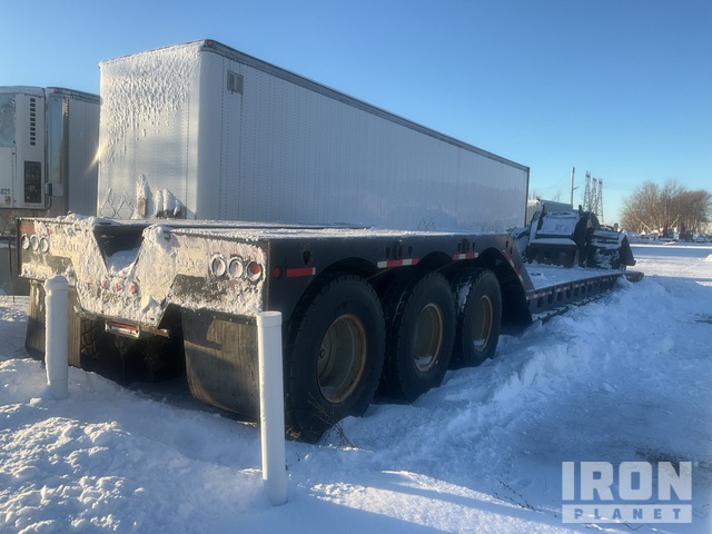 2010 Deloupe EA70 Tri/A Single Drop Removable Gooseneck Off-Road Lowboy ...