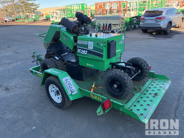 2016 Vermeer SC292 Walk-Behind Stump Grinder w/2016 Vermeer TLR33 ...