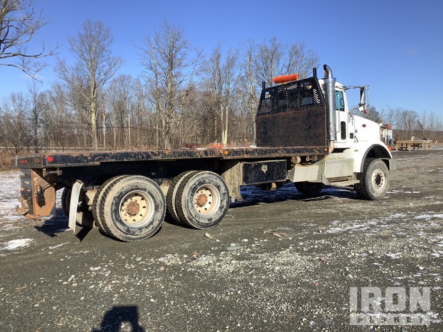 2015 Peterbilt 365 6x6 Flatbed Truck in Montrose, Pennsylvania, United ...