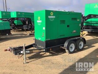 2015 Multiquip DCA-70SSIU4F 70 kVA Mobile Generator Set, Midland, Texas ...
