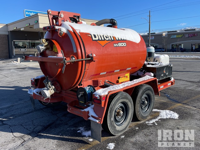 2022 (unverified) Ditch Witch MV800 800 gal T/A Vacuum Excavation Unit ...