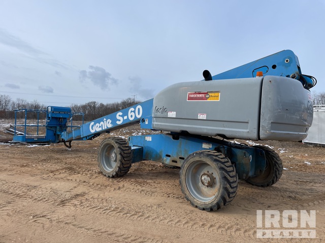 2005 Genie S60 4WD Diesel Telescopic Boom Lift in Pardeeville ...