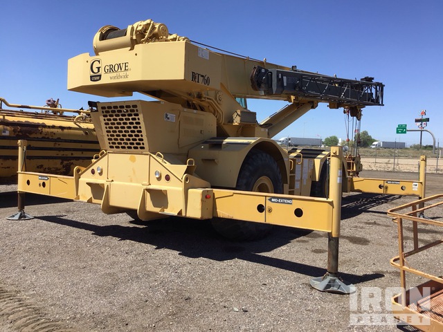 1998 Grove RT760 60 ton 4x4x4 Rough Terrain Crane in Eloy, Arizona ...