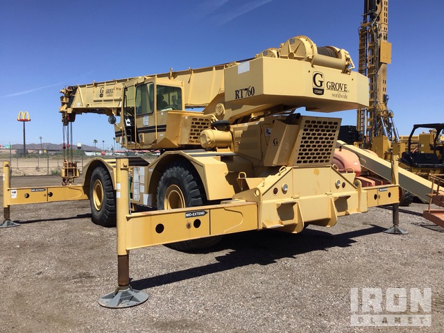 1998 Grove RT760 60 ton 4x4x4 Rough Terrain Crane in Eloy, Arizona ...