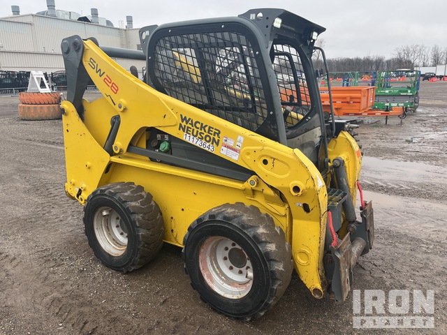 2015 Wacker Neuson SW28 High Flow Skid Steer Loader in South Vienna ...