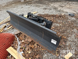 7 ft 4 in 2 Way Skid Attachment Snow Plow - Fits Skid Steer Loader in ...