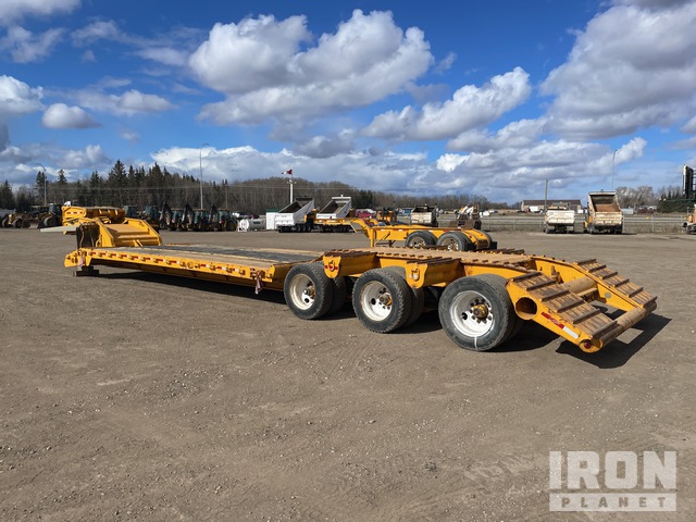 1994 Arnes Tri/A Double Drop Removable Gooseneck Lowboy Trailer in ...