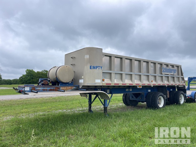 2001 Alfab 26-48-00 26 ft T/A Spread Axle Specialized Bulk End Dump ...