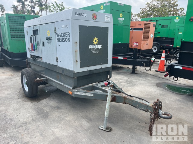 2012 (unverified) Wacker Neuson G50 38 kW Mobile Generator Set in Coral ...