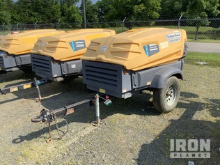 2017 (unverified) Atlas Copco XAS185 KD7 PE T4F 185 cfm Mobile Air ...