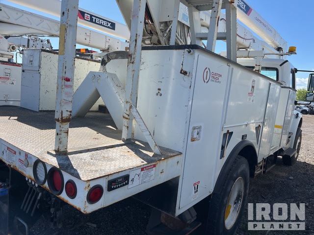 2013 Terex Hi-Ranger 55 ft on 2014 Freightliner M2106 TC55 4x4 Cable ...