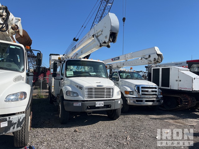 2013 Terex Hi-Ranger 55 ft on 2014 Freightliner M2106 TC55 4x4 Cable ...