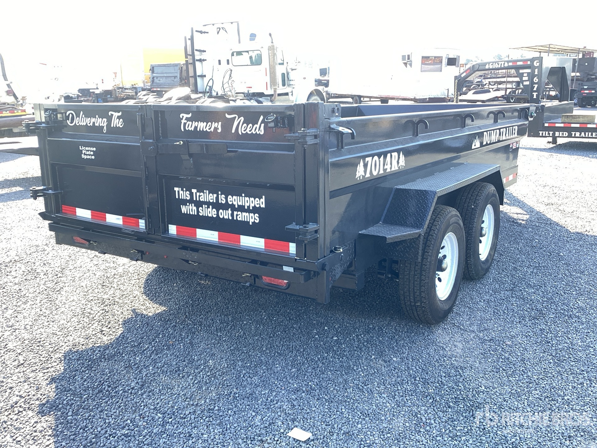 2024 Ranco FDT7014R 14 ft T/A Dump Utility Trailer | Ritchie Bros ...