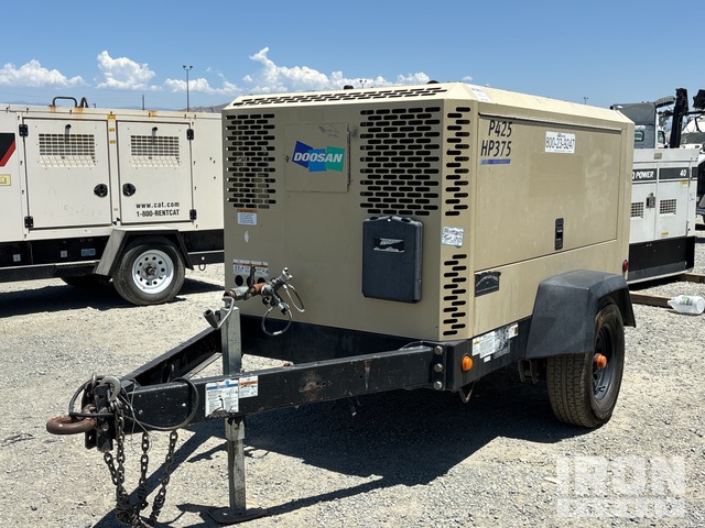2019 Doosan Infracore P425/HP375WCU-T4F 450 cfm Mobile Air Compressor ...