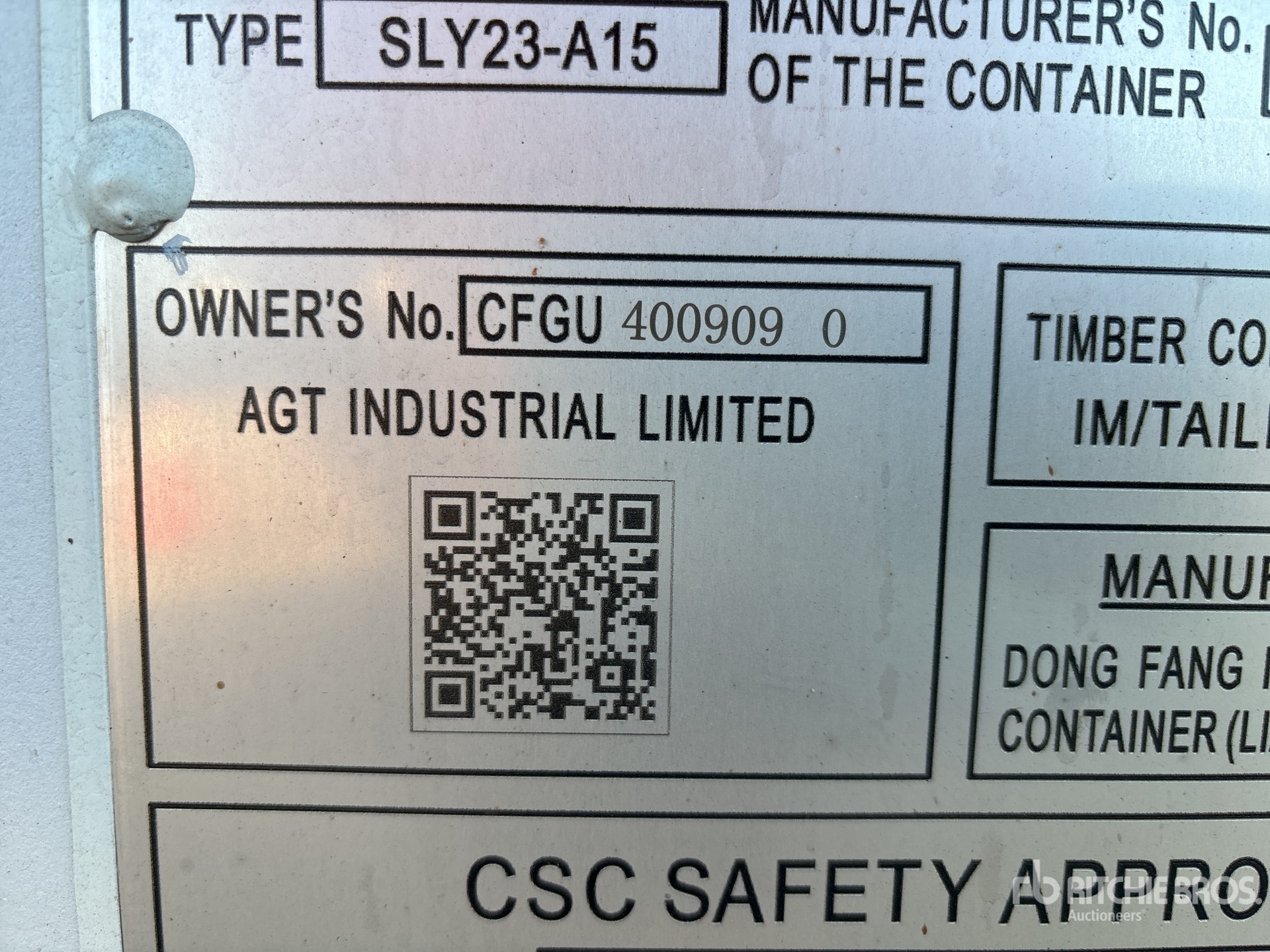 2024 AGT 40 ft One-Way High Cube Multi-Door Storage Container | Ritchie Bros. Auctioneers