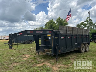 2022 Port City Trailers 16 ft T/A Gooseneck Dump Utility Trailer in ...