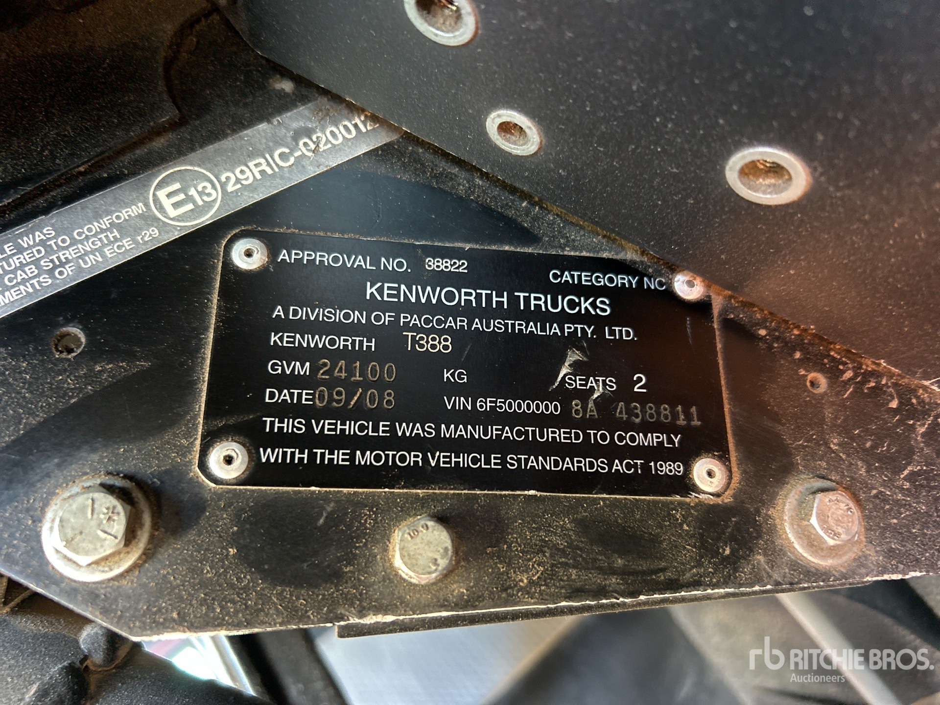 2008 Kenworth T388 6x4 T/A Dump Truck | Ritchie Bros. Auctioneers