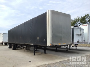 2014 Utility 48 ft T/A Spread Axle Conestoga Flatbed Trailer, North ...
