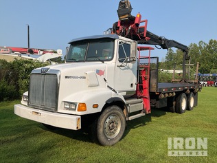 Prentice Articulated Boom on 2002 Western Star 4900 6x4 Boom Truck in ...