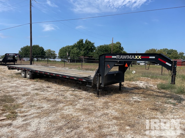 2023 RAWMAXX 40 ft T/A Gooseneck Flatbed Trailer in McKinney, Texas ...