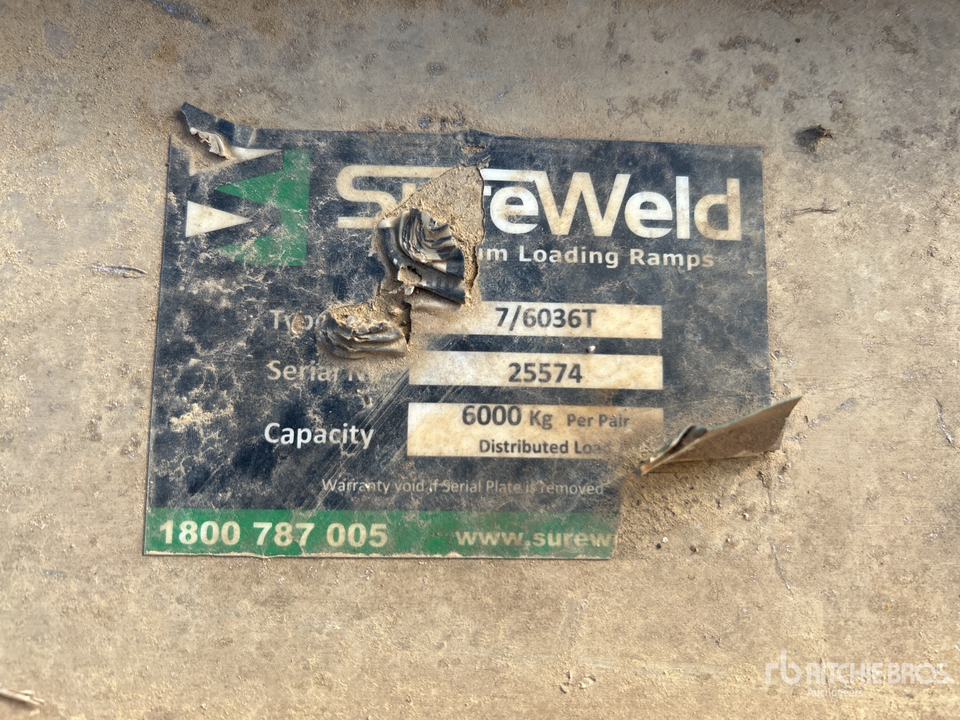 Sureweld 7/6036T 6000 kg Alloy Loading Ramps | Ritchie Bros. Auctioneers
