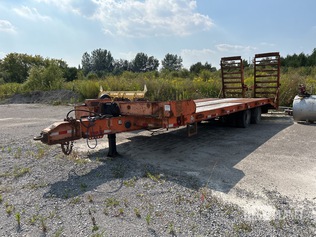 1987 T.C. WELDING LIMITED 40000 lb 21 ft T/A Equipment Trailer in ...
