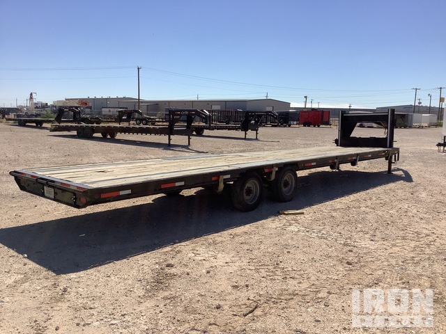2023 Ameritrail GNLS36-202SSLP 36 ft T/A Gooseneck Flatbed Trailer in ...