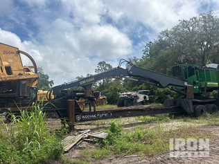 2016 John Deere 437E Trailer Mounted Leveling Heel Boom Log Loader in ...