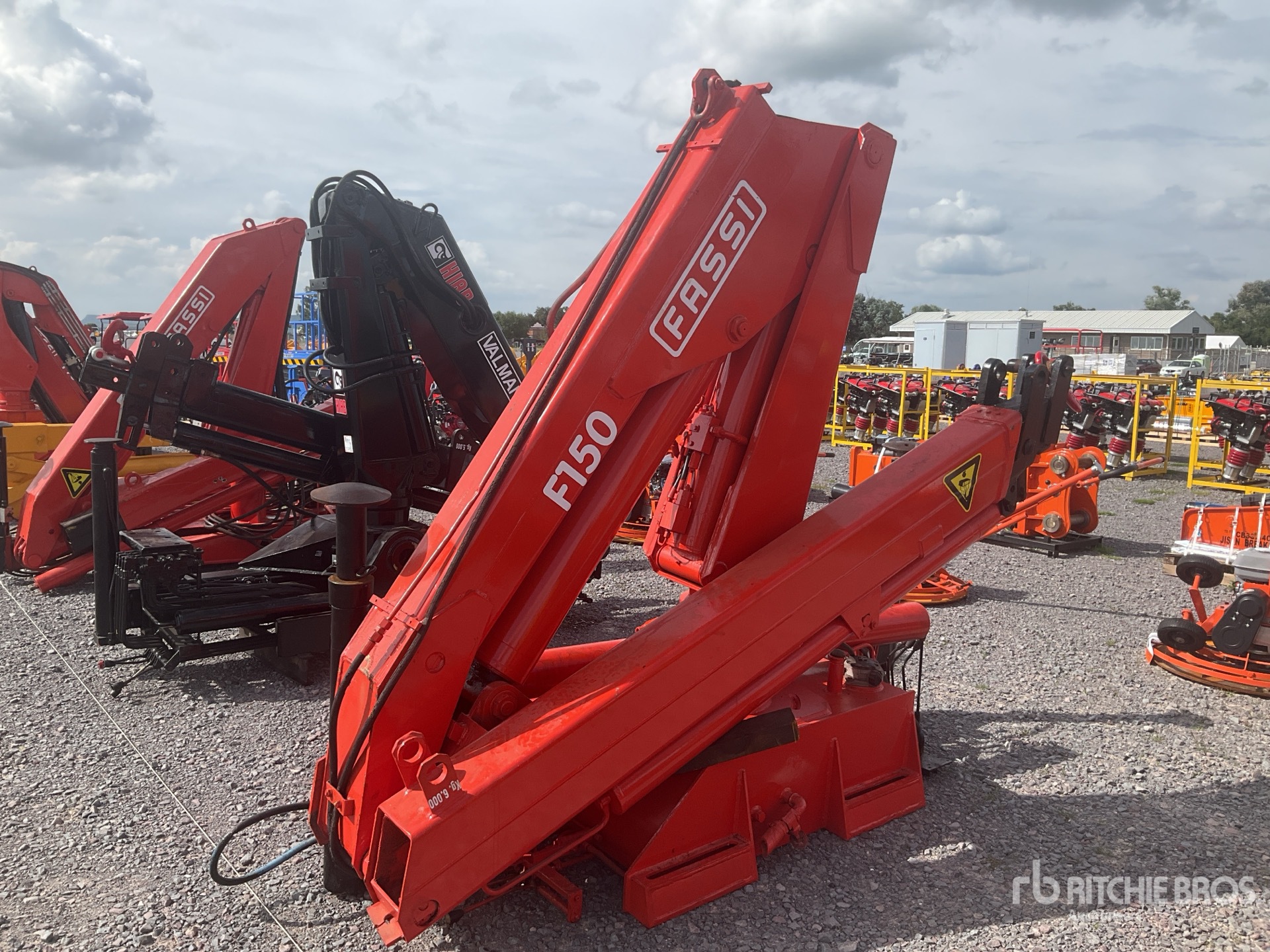 2001 Fassi F150.22 Hydraulic 6 ton Grúa Articulada para Montar sobre ...