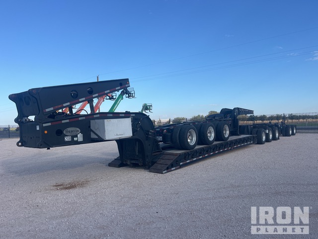 2015 Superior Low Boy 80 ton Tri/A Removable Gooseneck 3+3+2 Lowboy ...