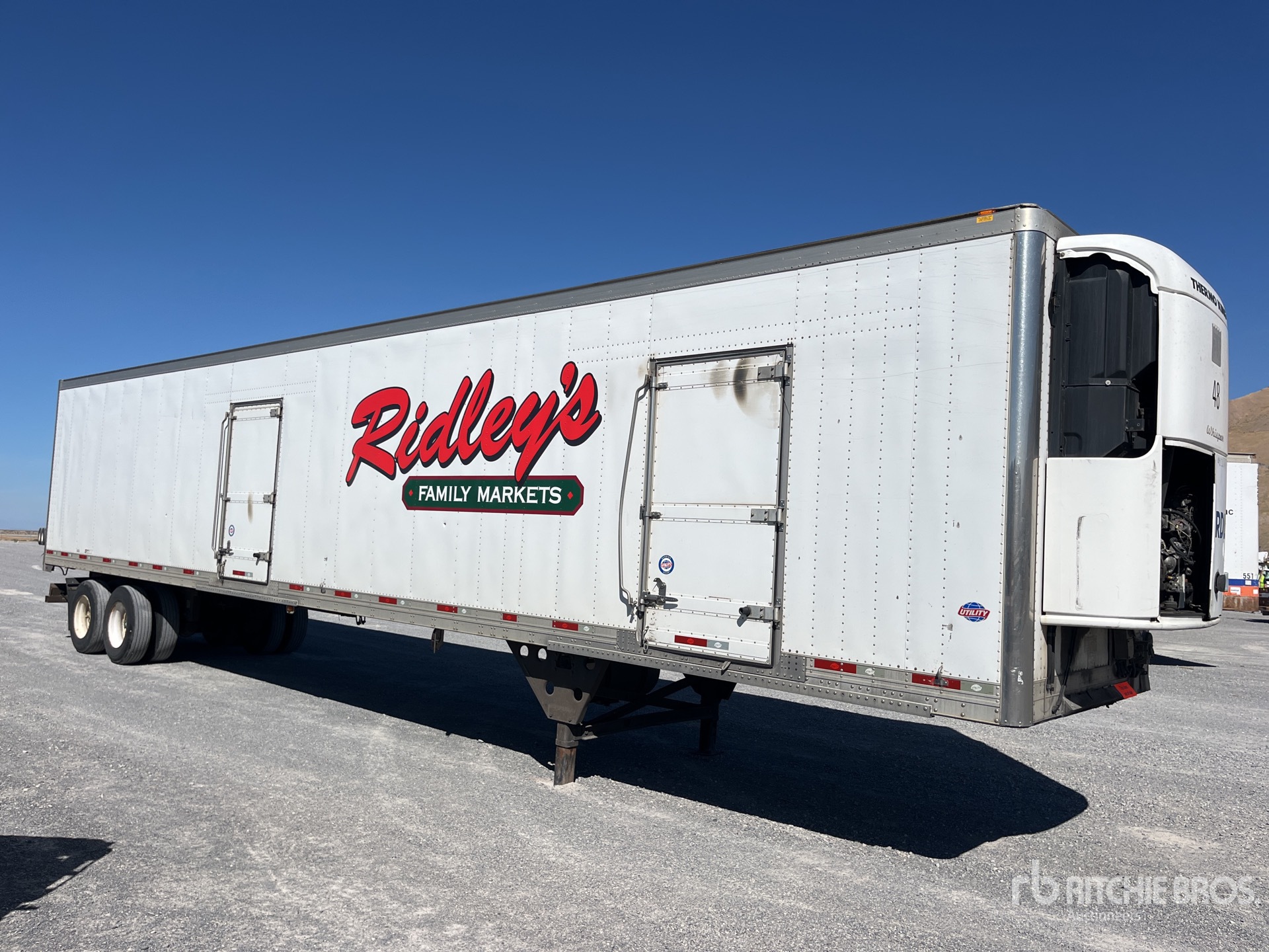 2013 Utility VS2RA 48 ft x 96 in T/A Multi-Temp Remorque frigorifique ...
