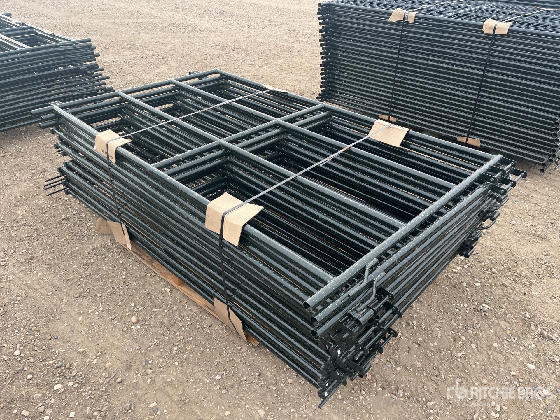 Quantity of (17) 2024 BYT RP120 6 ft 6 in x 4 ft 4 in Livestock Panel ...