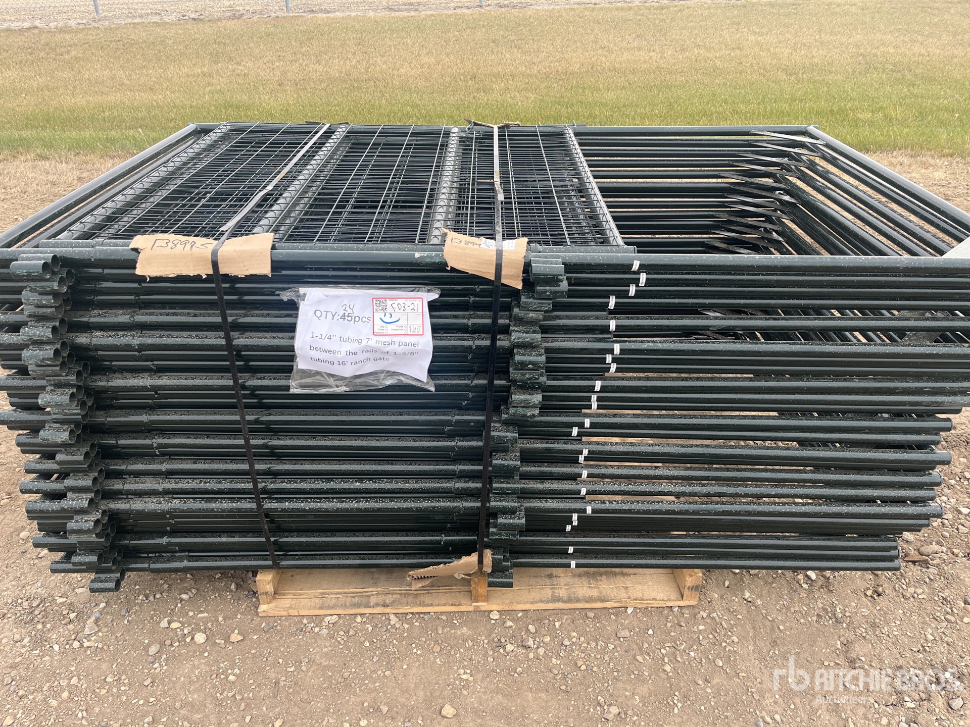 Quantity of (24) 2024 BYT MSP120 82 in x 44 in Mesh Walk Through Gate ...