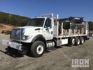 Prentice 124 Knuckle Boom on 2007 International 7600 8x4 Hi-Rail ...