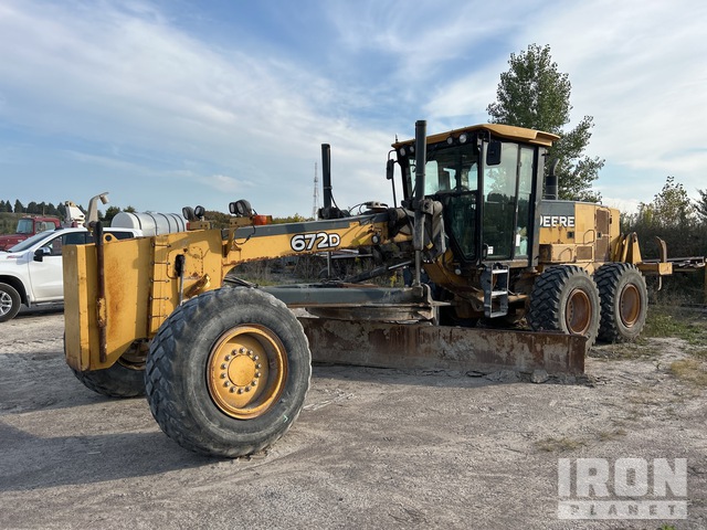 John Deere 672D AWD Motor Grader in Orono, Ontario, Canada (IronPlanet ...