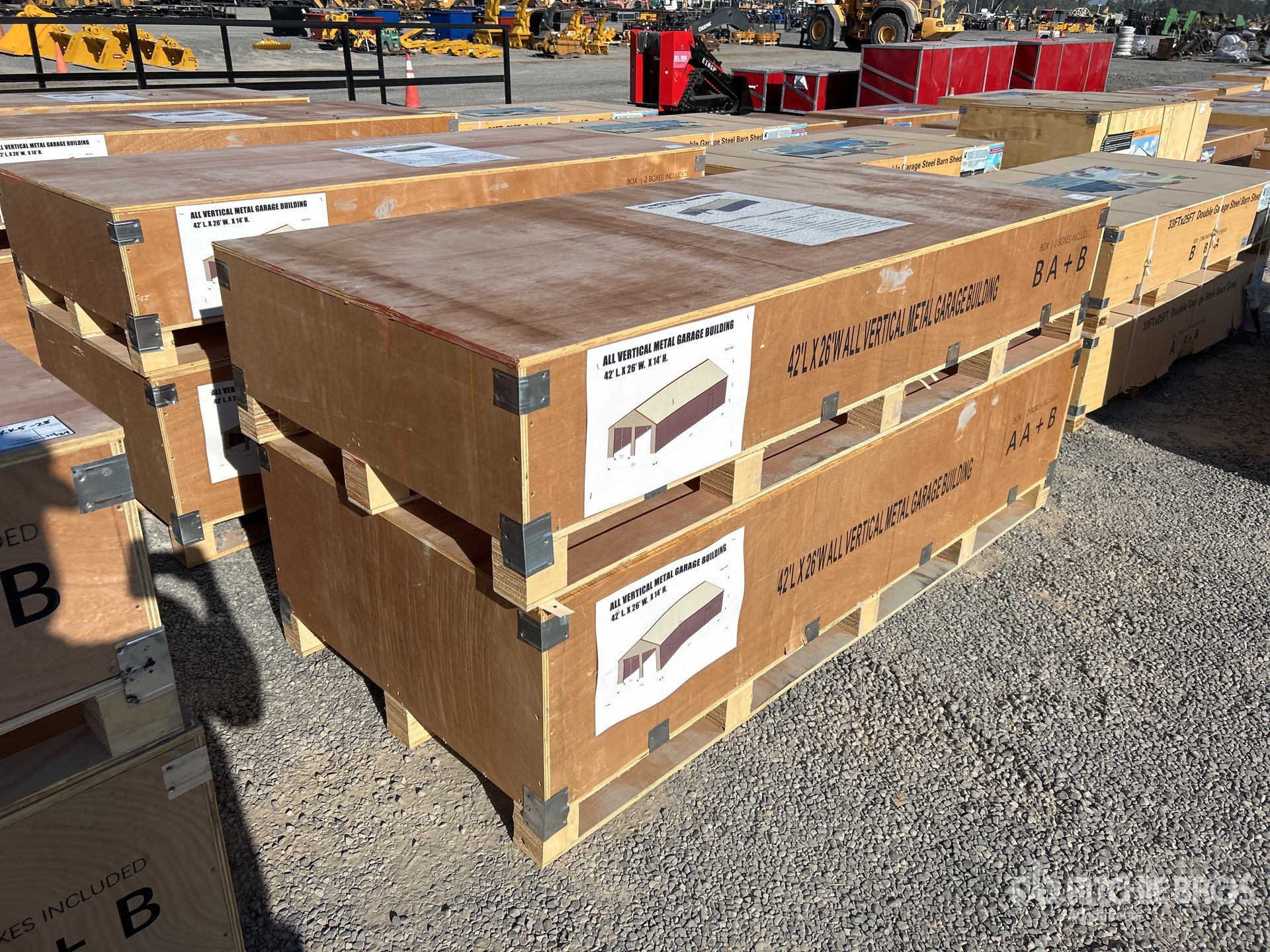 2024 DG2642 42 ft x 26 ft All Vertical Metal Garage Building (Unused ...