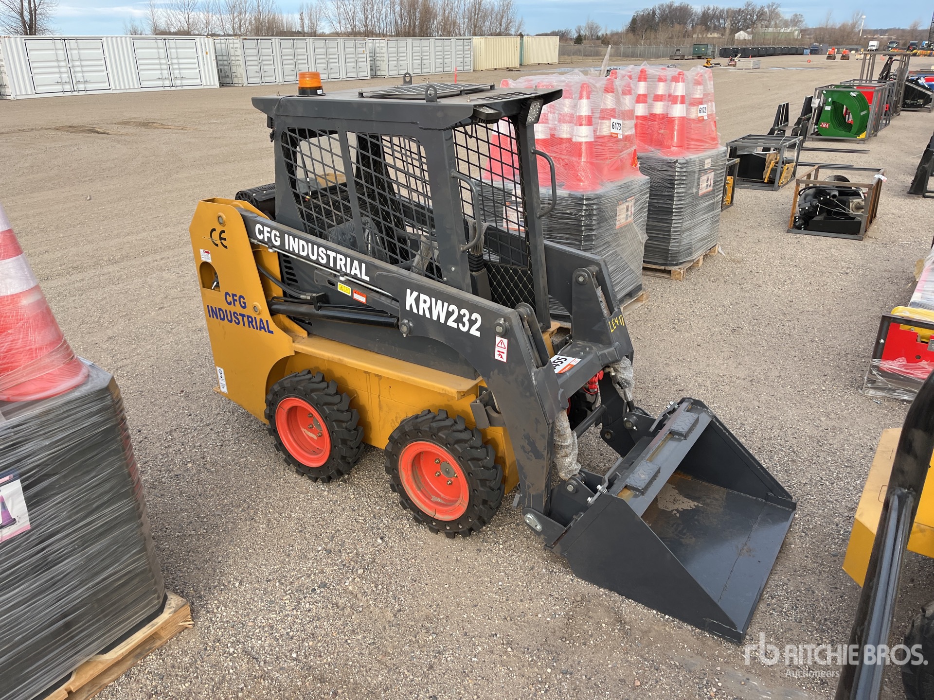 2024 CFG KRW232 Mini Skid Steer Loader (Unused) | Ritchie Bros. Auctioneers