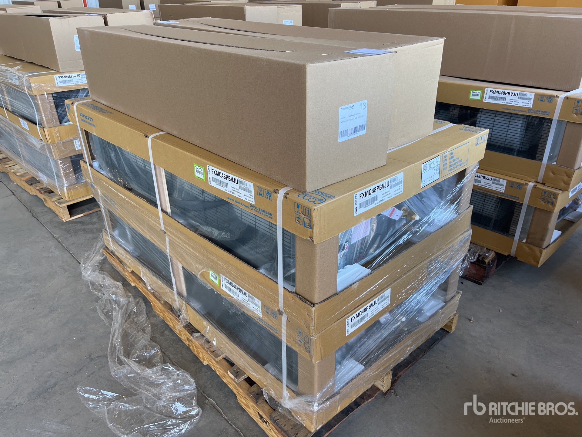 Quantity of (2) Daikin FXMQ36PBVJU 3 ton DC Ducted Concealed Ceiling ...