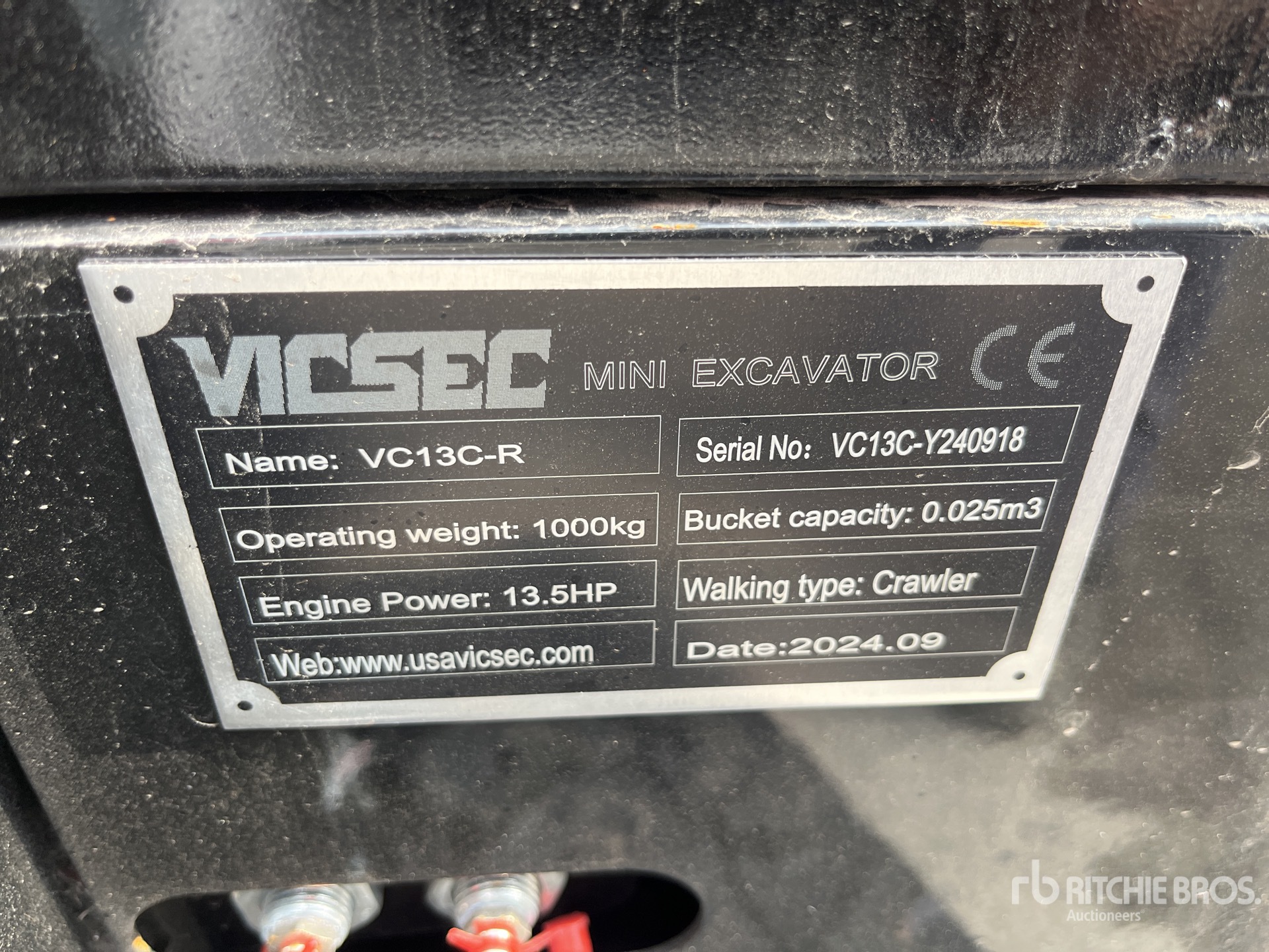 2024 VICSEC VC13C-R Mini-pelle (Unused) | Ritchie Bros. Auctioneers