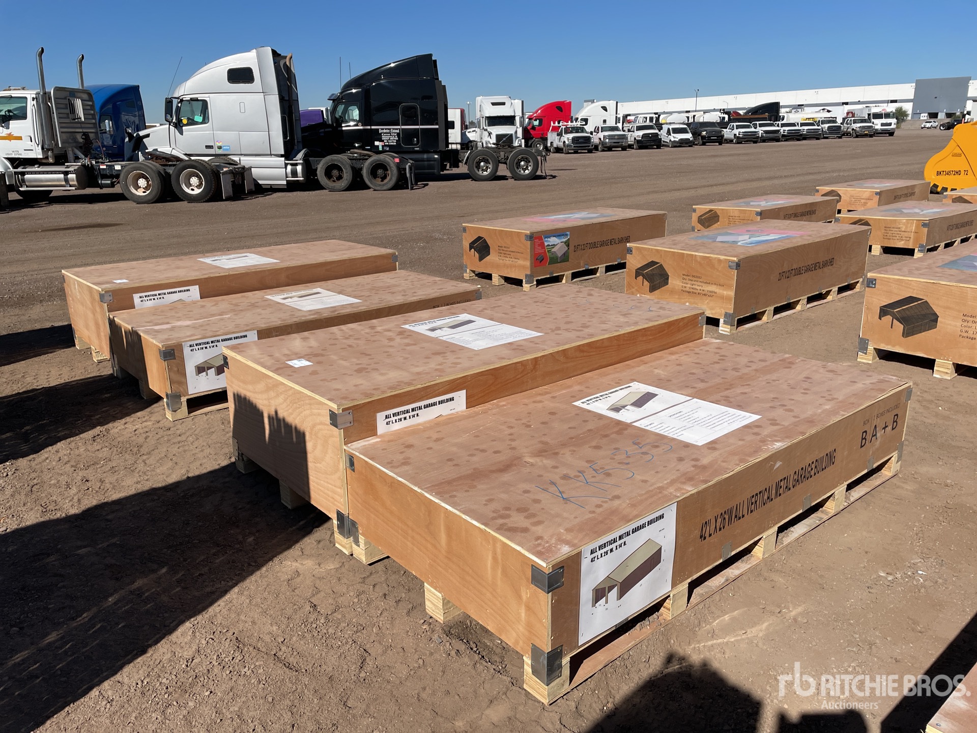 2024 DG2642 26 ft x 42 ft All Vertical Metal Garage Building Shed ...