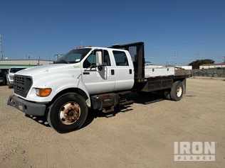 2001 Ford F-750 Super Duty XL 4x2 Crew Cab Flatbed Truck in Nampa ...